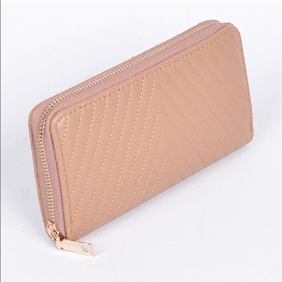 Pink Haley | Bags | Elegant V Shape Quilted Womans Wallets | Poshmark